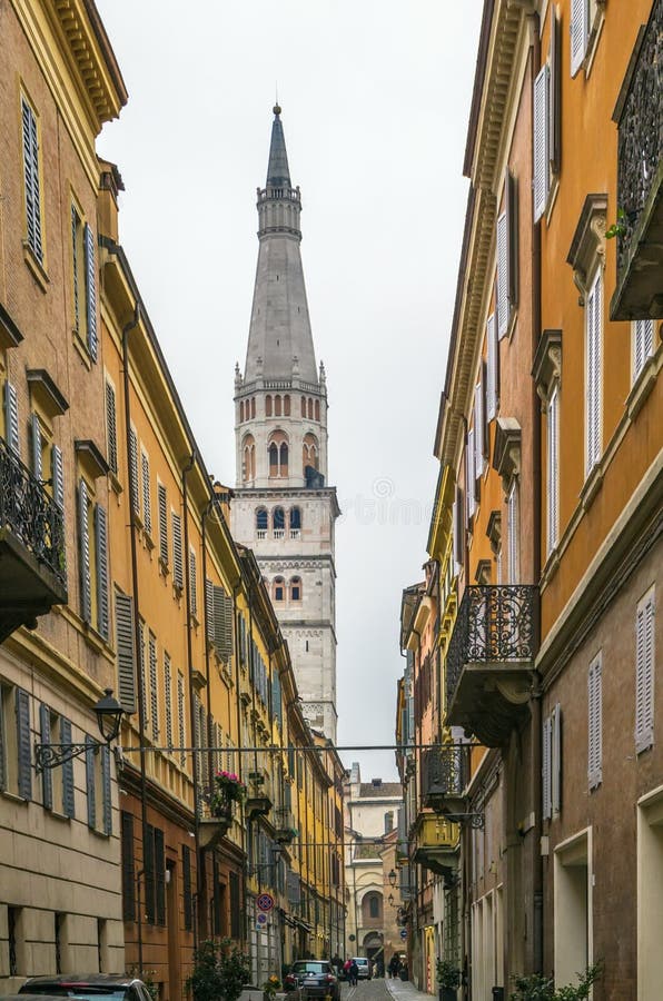 Street in Modena, Italy stock photo. Image of exterior - 52289792