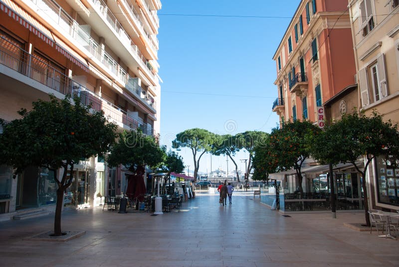 Street in Monaco. editorial photography. Image of tourism - 199571892