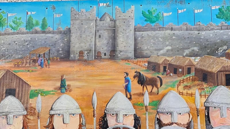 Street Mural Art in Swords Ireland Editorial Stock Photo - Image of ...