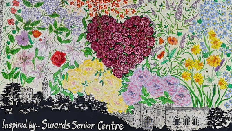 Street Mural Art in Swords Ireland Editorial Image - Image of heart ...