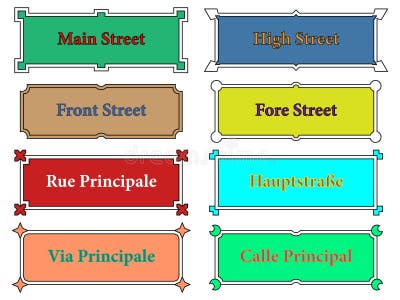 Lane Name Stock Illustrations – 159 Lane Name Stock Illustrations ...