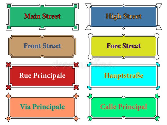 Lane Name Stock Illustrations – 159 Lane Name Stock Illustrations ...