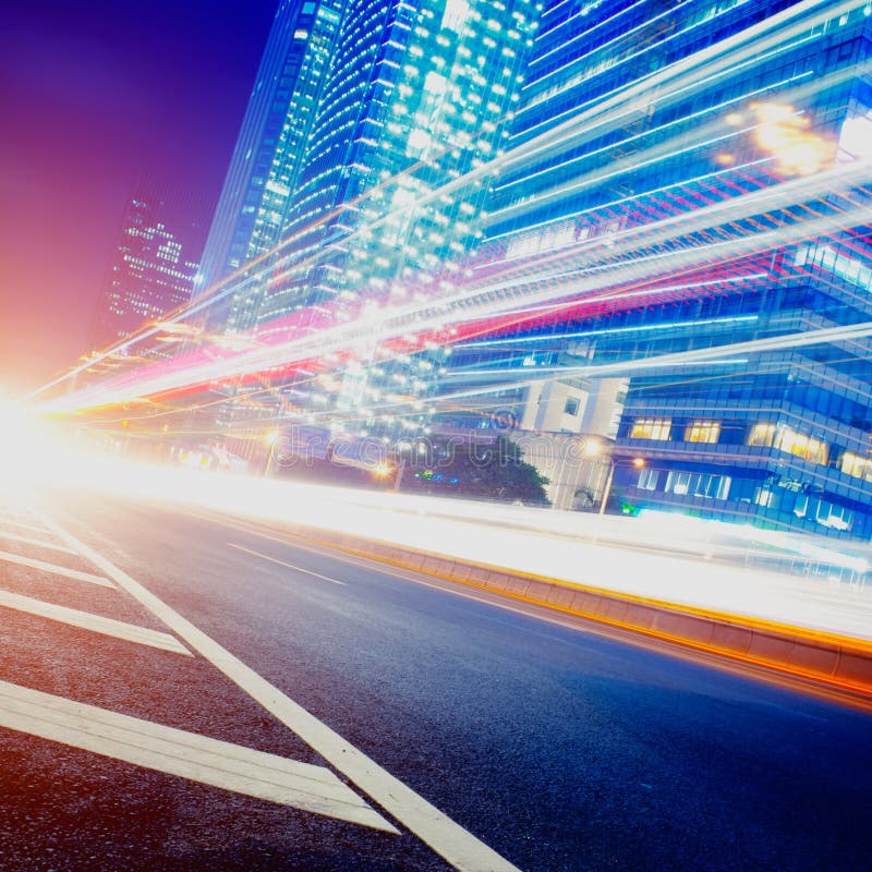 Street at night stock image. Image of illuminated, outdoors - 31733759