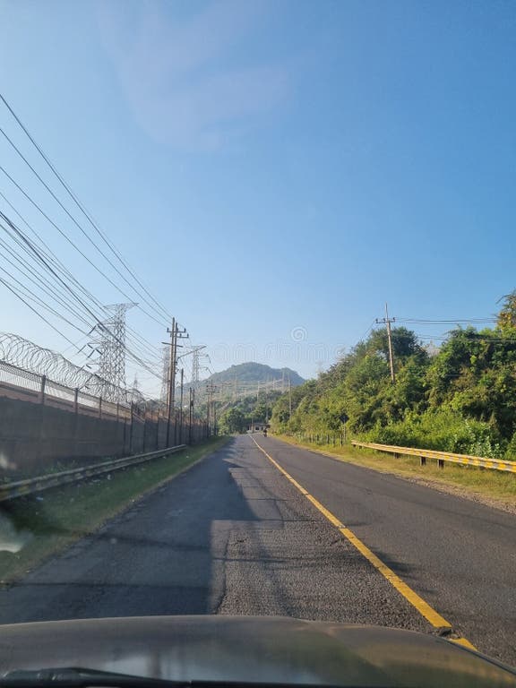 Street North Line Java Island Front of Power Generation Stock Image ...