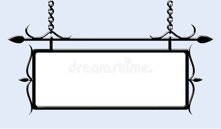 Street notice board stock vector. Illustration of clear - 10013604