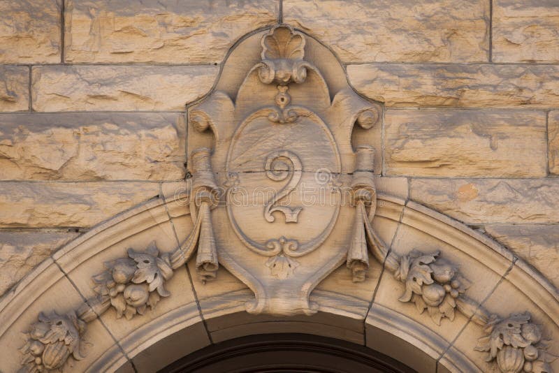 Street number two stock photo. Image of address, ornaments - 33906662