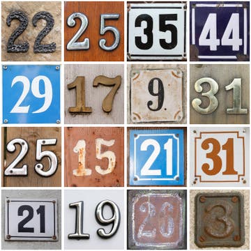 Street numbers stock image. Image of composite, street - 15072647