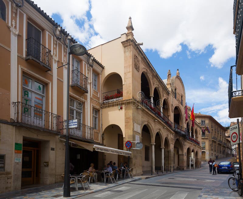 Street in Old District. Lorca, Spain Editorial Stock Image - Image of ...