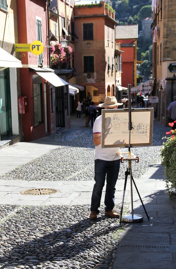 Street painter editorial image. Image of italian, appears - 22327255