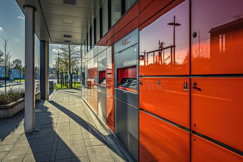 Street Parcel Locker, Self Post Box, Parcel Locker Box, Automatic ...