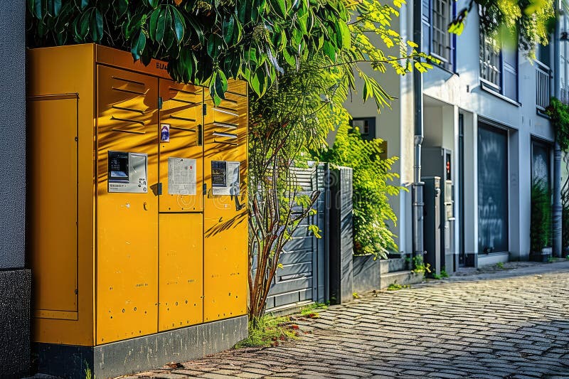 Street Parcel Locker, Self Post Box, Parcel Locker Box, Automatic ...