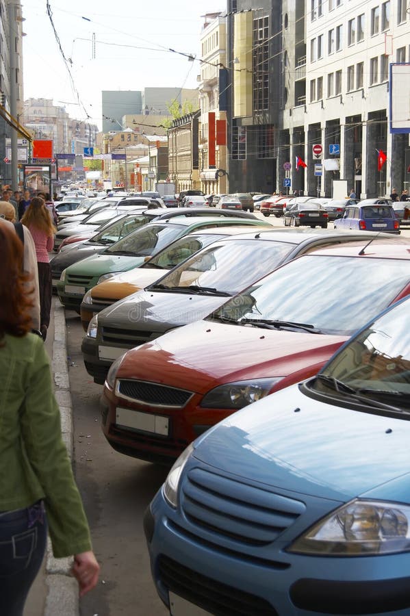 Street parking stock image. Image of modern, colors, shiny - 2463569