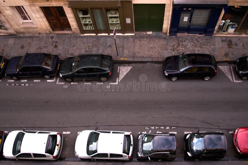 Street Parking stock image. Image of street, shops, shop - 2642459