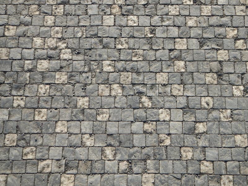 Street Pavement Grey Tiles Structure Stock Image - Image of ground ...