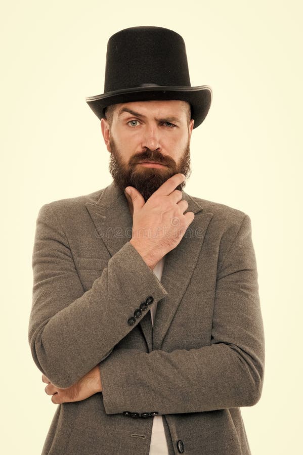 Street Performance. Man Bearded Guy Magician. Magic Trick Performance ...