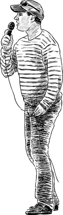 Street performer stock vector. Illustration of street - 42890528