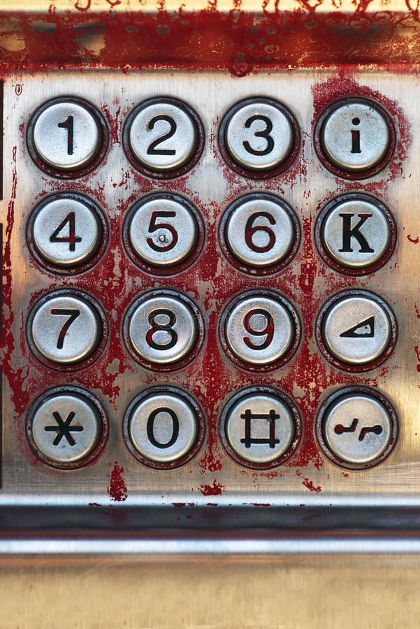 Street Phone Both Dialing Pad Stock Photo - Image of payphone, phone ...