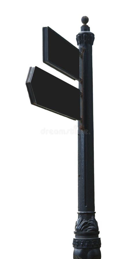 Blank guide post stock photo. Image of post, direction - 1820910