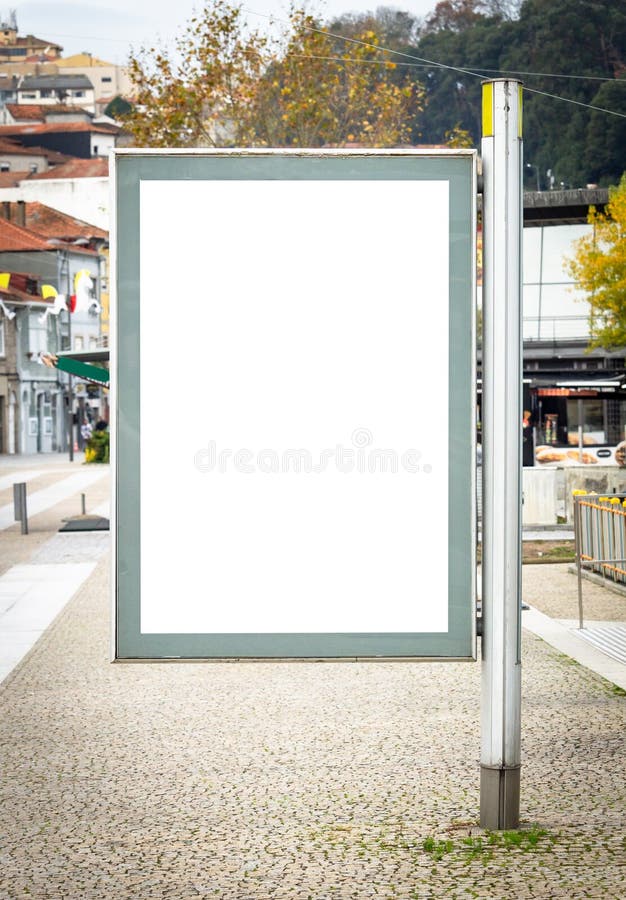 Street Poster Advertisement Mockup Stock Photo - Image of commercial ...