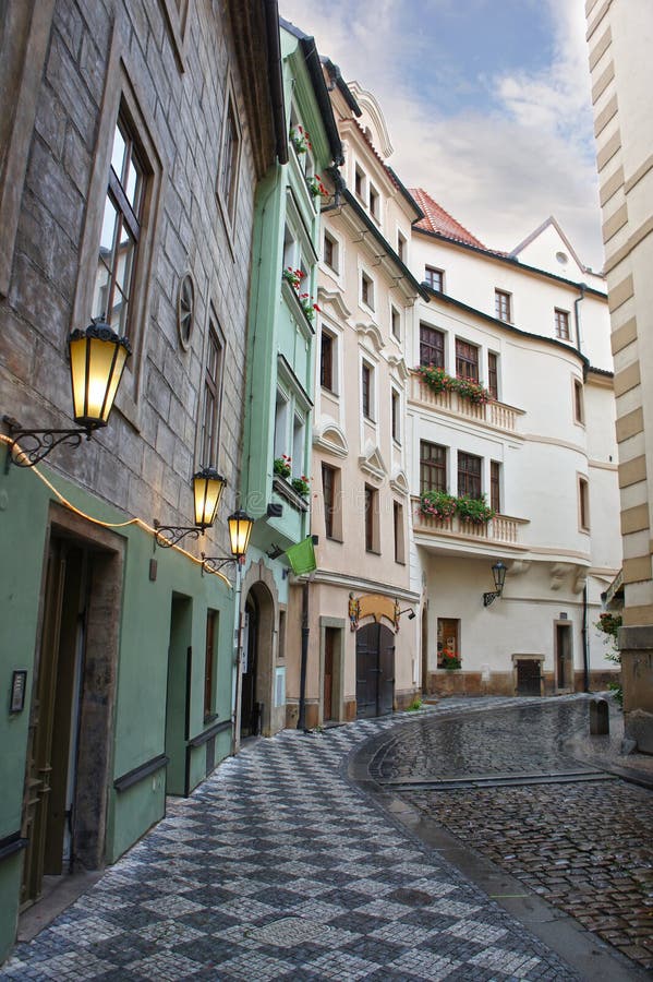 Street of Prague, Czech Republic Stock Photo - Image of building, praha ...