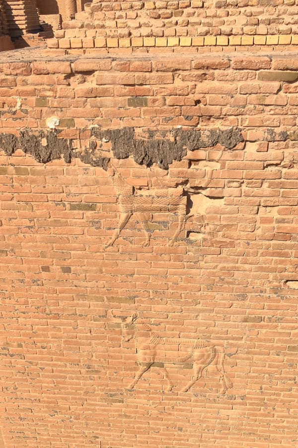 Street of Procession in the Ancient City of Babylon, Iraq Stock Photo ...