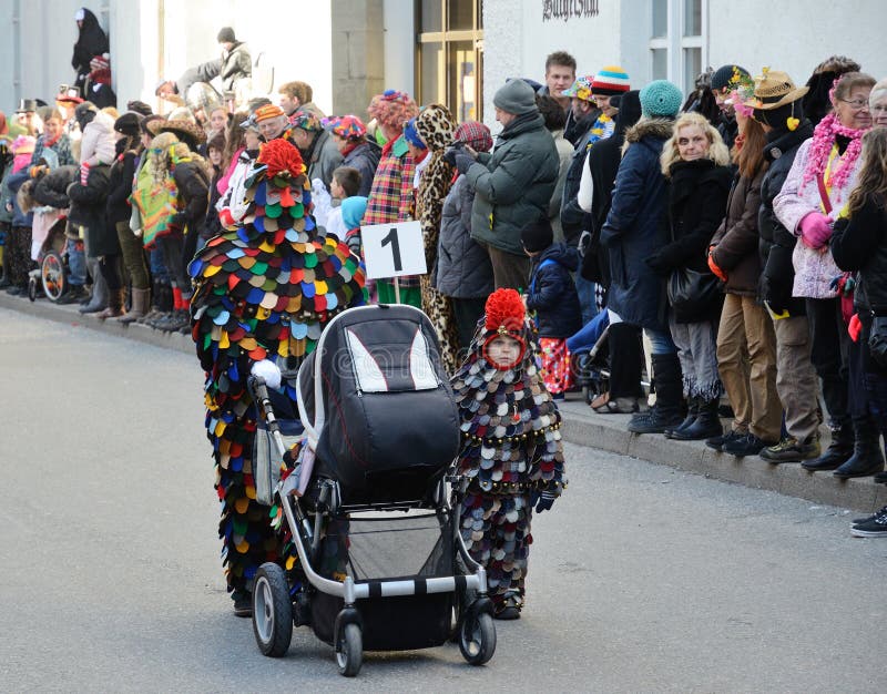 Street Procession at the German Carnival Fastnacht Editorial Photo ...