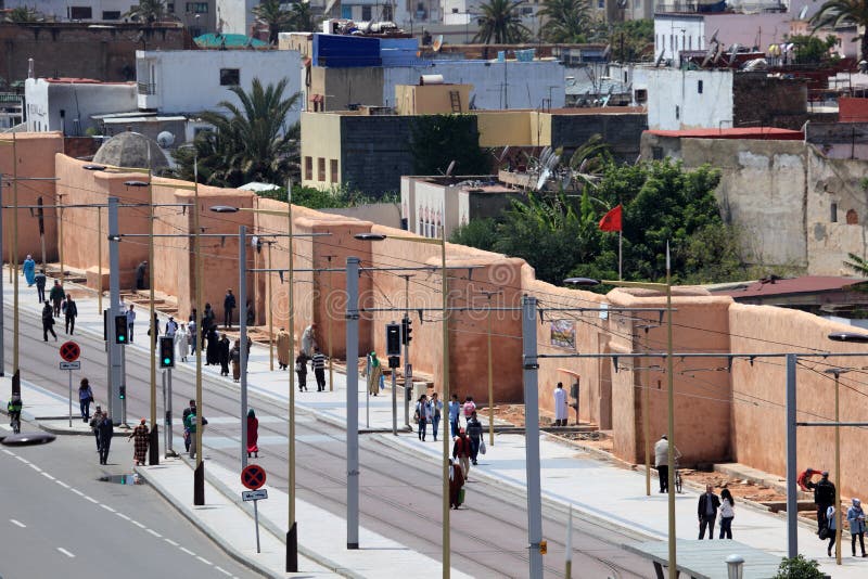 Old town of Rabat, Morocco editorial photo. Image of city - 31359866