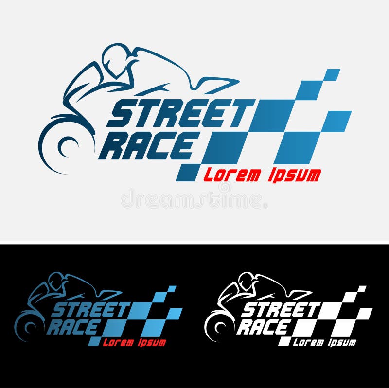 Street Race symbol stock vector. Illustration of grand - 244174243