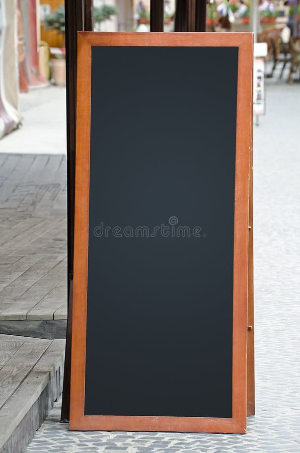 Street restaurant menu stock image. Image of billboard - 35462121