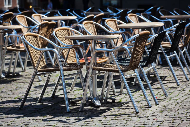 Street restaurant stock image. Image of street, stones - 33545227