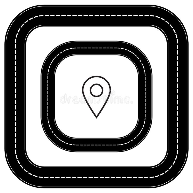 Street Road or Highway stock vector. Illustration of copyspace - 259962978