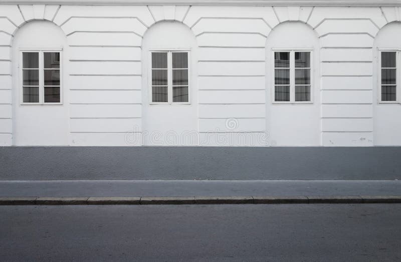 Side View on Street with Sidewalk Stock Image - Image of road, asphalt ...