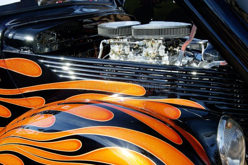 Street Rod 2 stock photo. Image of engine, road, cruise - 524850