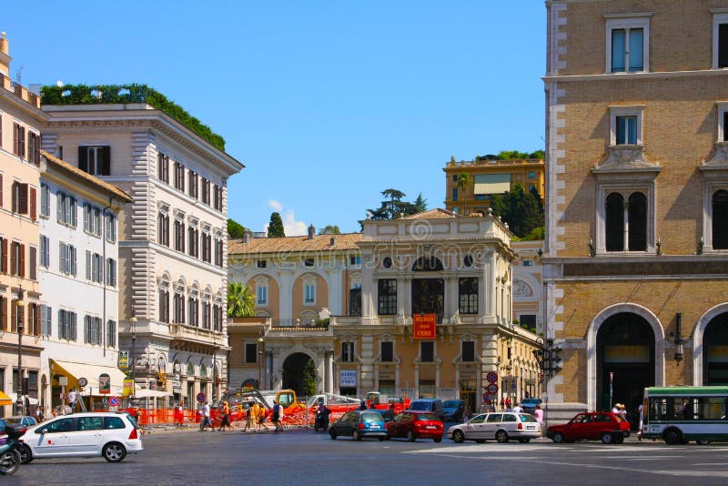 Street in Rome, Italy editorial photography. Image of rome - 22795732