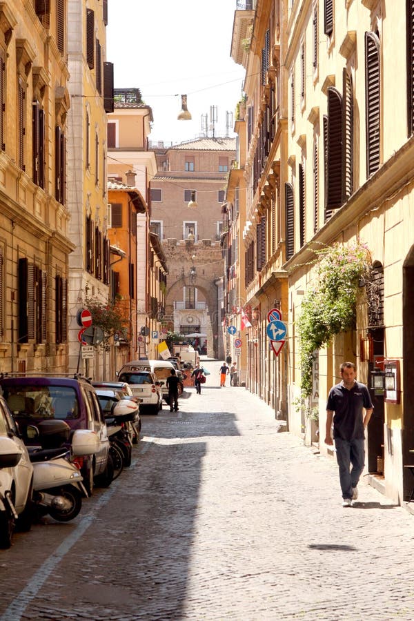 Street of Rome, Italy editorial photo. Image of italy - 147307806