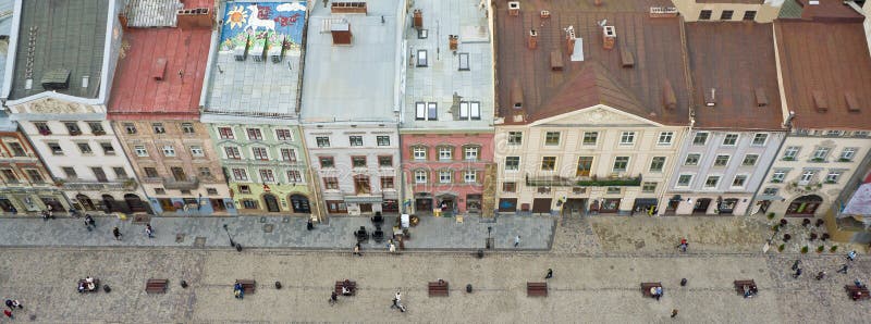 Street and Roofs of Old Town Editorial Photo - Image of estate ...