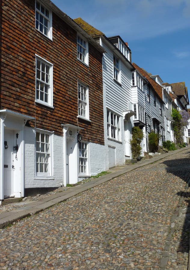 A street in Rye stock image. Image of home, kent, house - 15608907