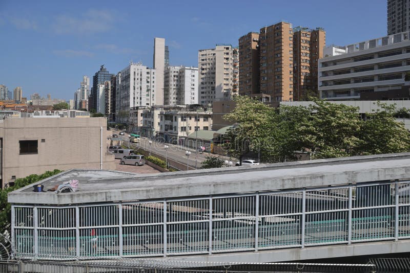 The Street Scape of the Boundary Street, Hong Kong 10 April 2022 ...