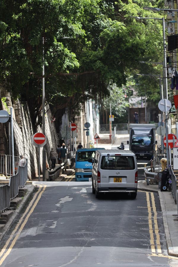 Street Scape of the Incline, Eastern Street, Hk 11 Jue 2021 Editorial ...
