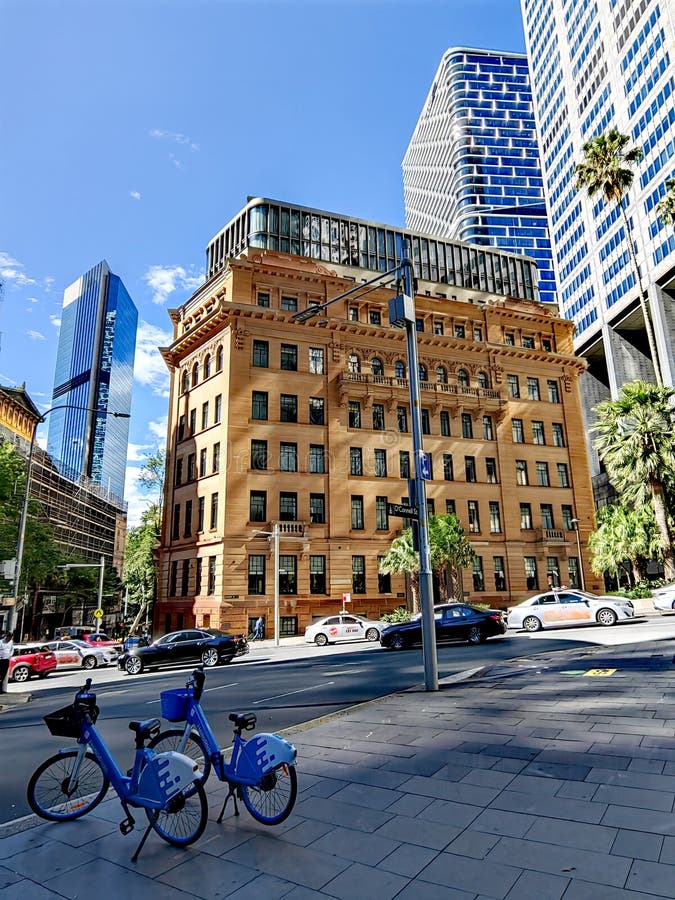 Street Scene in Beautiful Sydney. Editorial Photography - Image of ...
