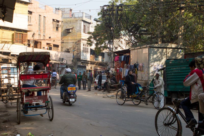 Street Scene in Delhi, India Editorial Photo - Image of streetfair ...