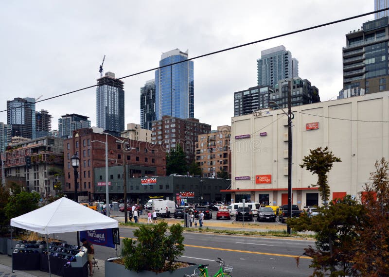 Street Scene in Downtown Seattle, Washington Editorial Stock Photo ...