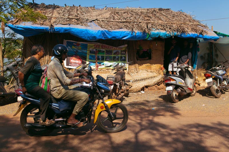 Street scene of Goa, India editorial stock photo. Image of asia - 53434198
