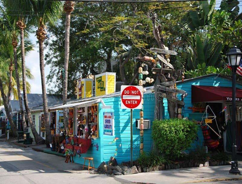 Street Scene in Key West, Florida Keys Editorial Photo - Image of ...