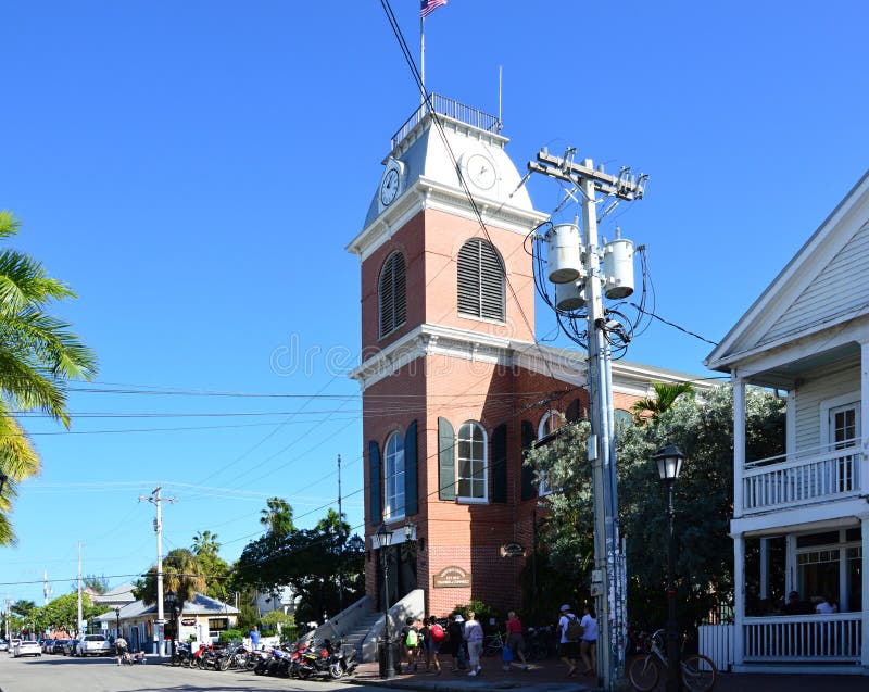 Street Scene in Key West, Florida Keys Editorial Image - Image of ...