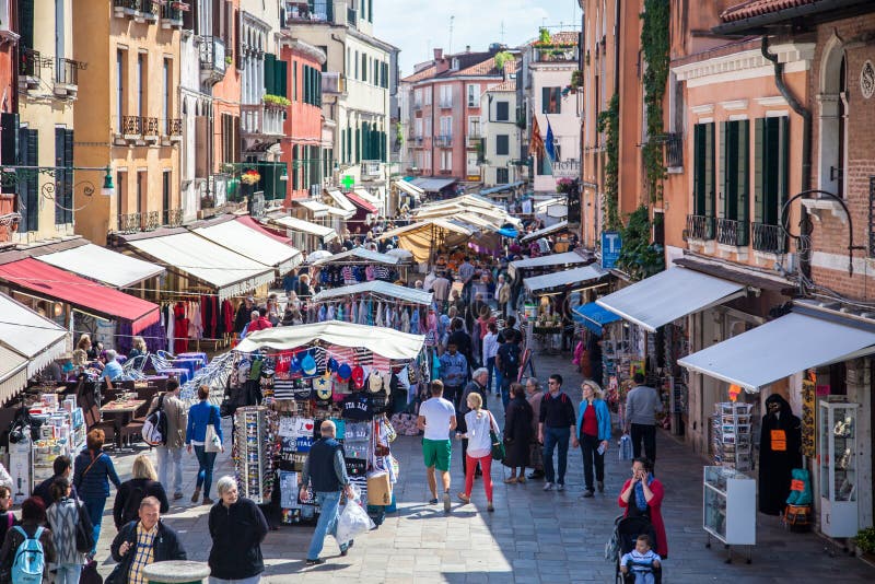 Street scene in Venice editorial photo. Image of editorial - 56198556