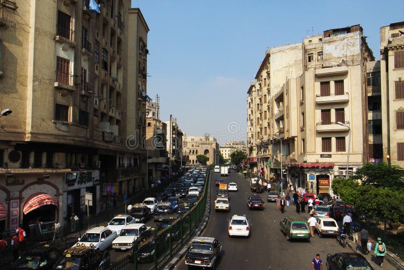 Street Scenery in Cairo, Egypt Editorial Photo - Image of egyptian ...