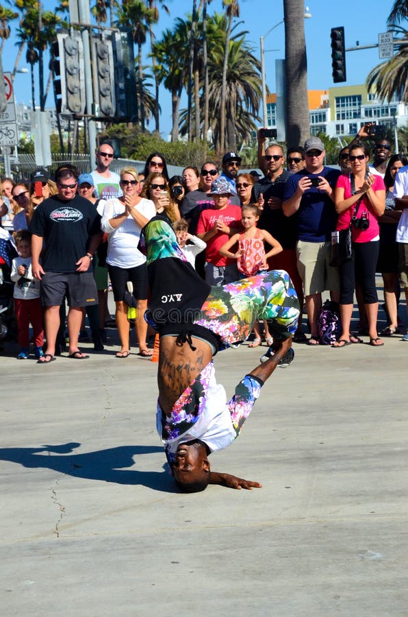 Street show editorial stock image. Image of monica, street - 44771444