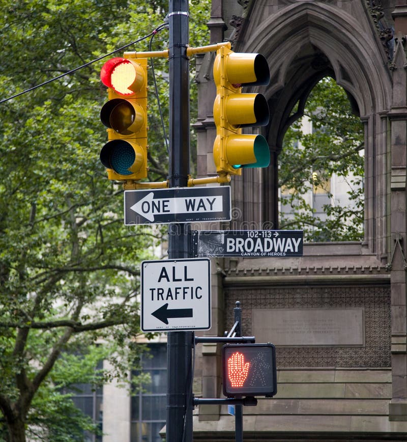 Too Many Signs in New York City Stock Photo - Image of manhattan, city ...