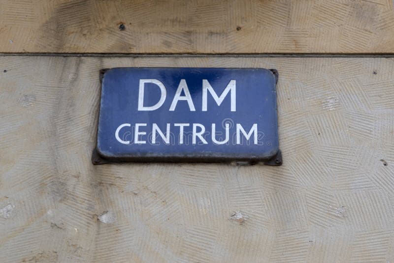 Street Sign Dam Square at Amsterdam the Netherlands 22-4-2024 Editorial ...